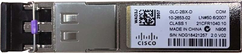 GLC-2BX-D-I / 2-channel 1000BASE-BX10-D / SFP Transceiver