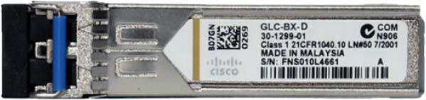 GLC-BX-D / 1000BASE-BX10-D / SFP Transceiver Module Cisco