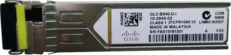GLC-BX40-D-I / 1000BASE-BX40-D / SFP Transceiver Module