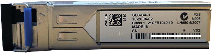 GLC-BX-U-I / 1000BASE-BX10-U / SFP Transceiver Module Cisco
